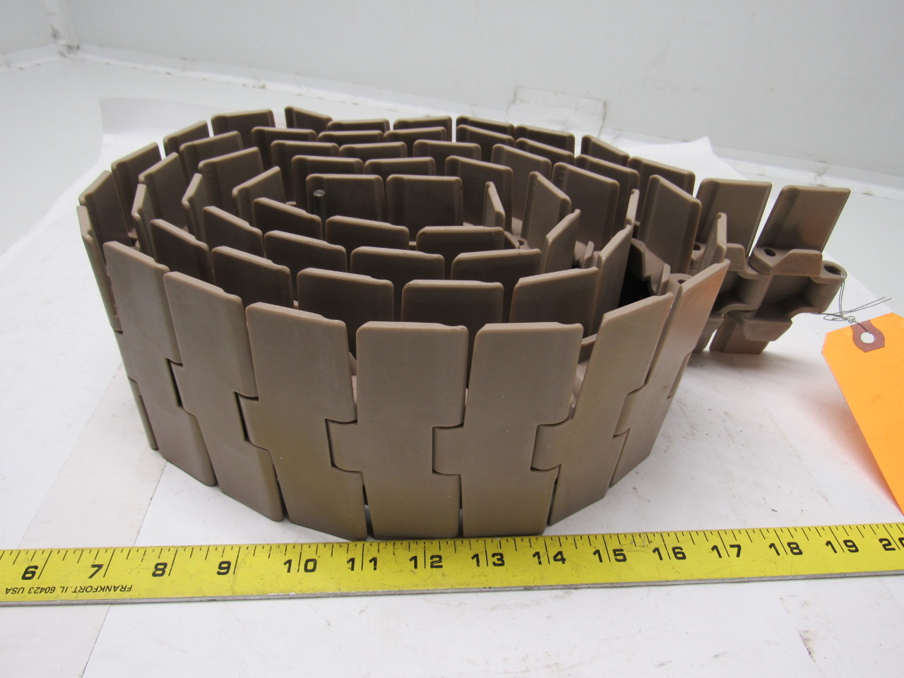 Rex Rexnord LF 882TK4.50 Table Top plastic Conveyor Chain 92"x 4-1/2 ...