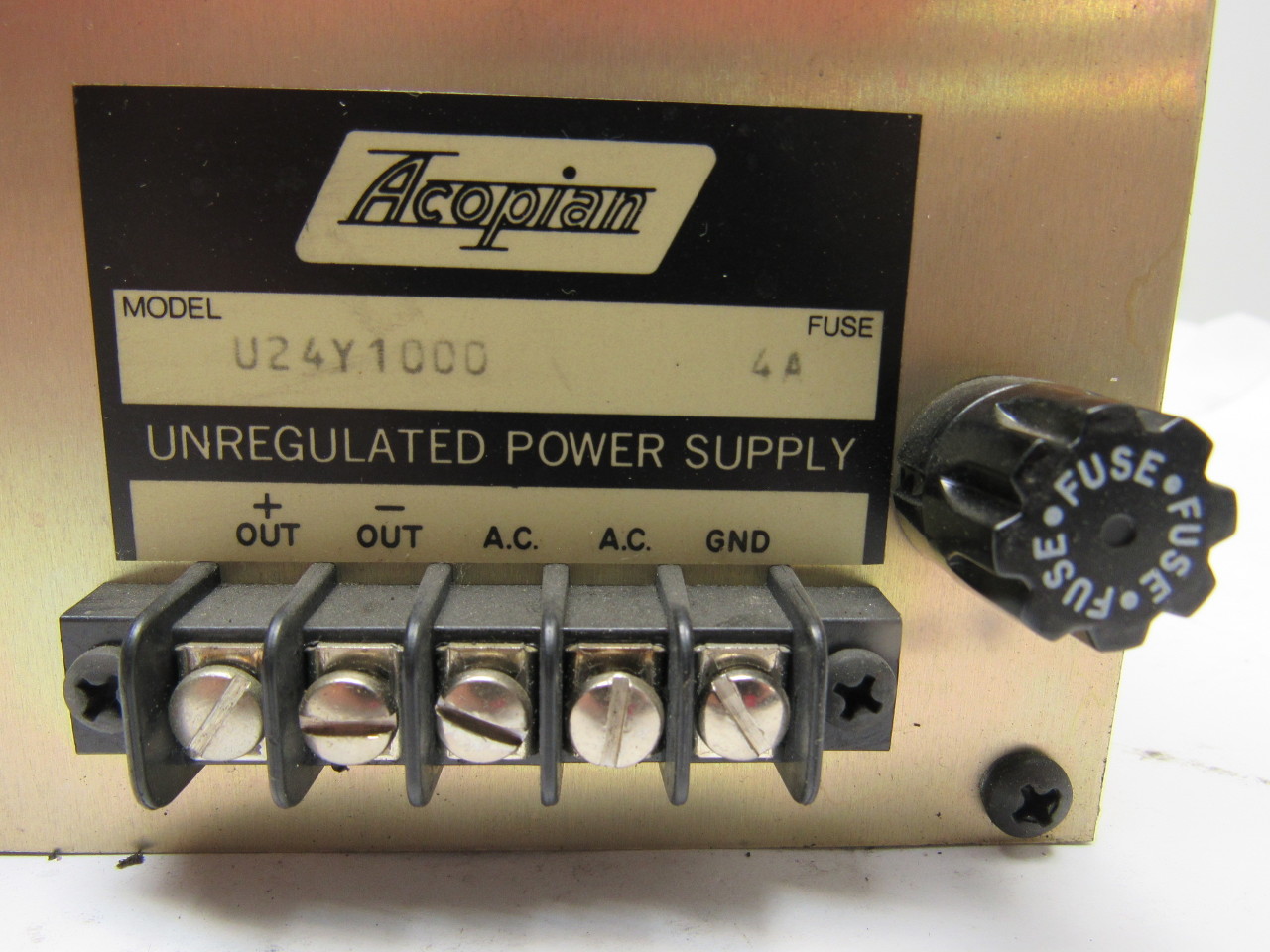 Acopian U24Y1000 Unregulated 24V Electric Power Supply