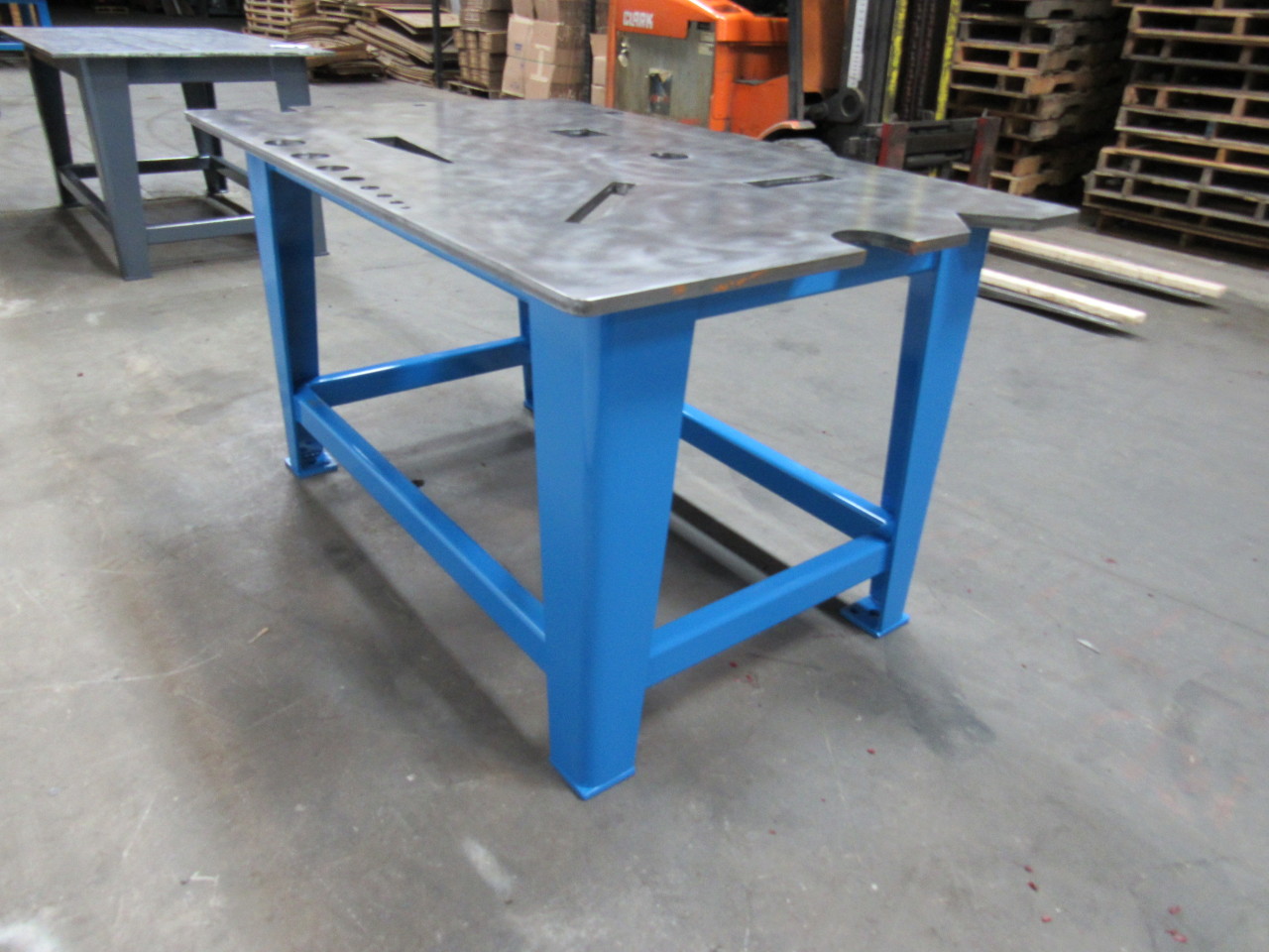 Steel Welding Work Bench Assembly Layout Table 39x60x33" 3/4" Thick Top ...