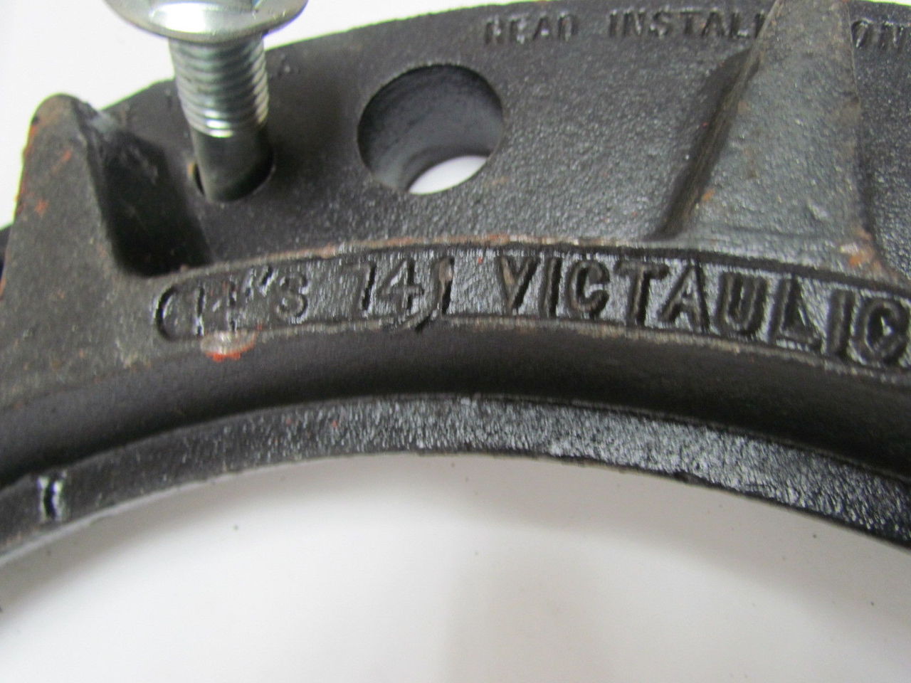 Victaulic S-741 14" Vic-Flange Adapter 1" Bolt Flange Clamp Style 741 4 ...