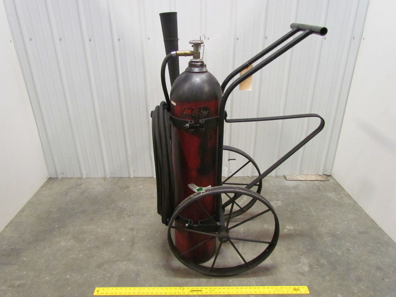 Antique Fire Extinguisher Cart at Mabel Singer blog