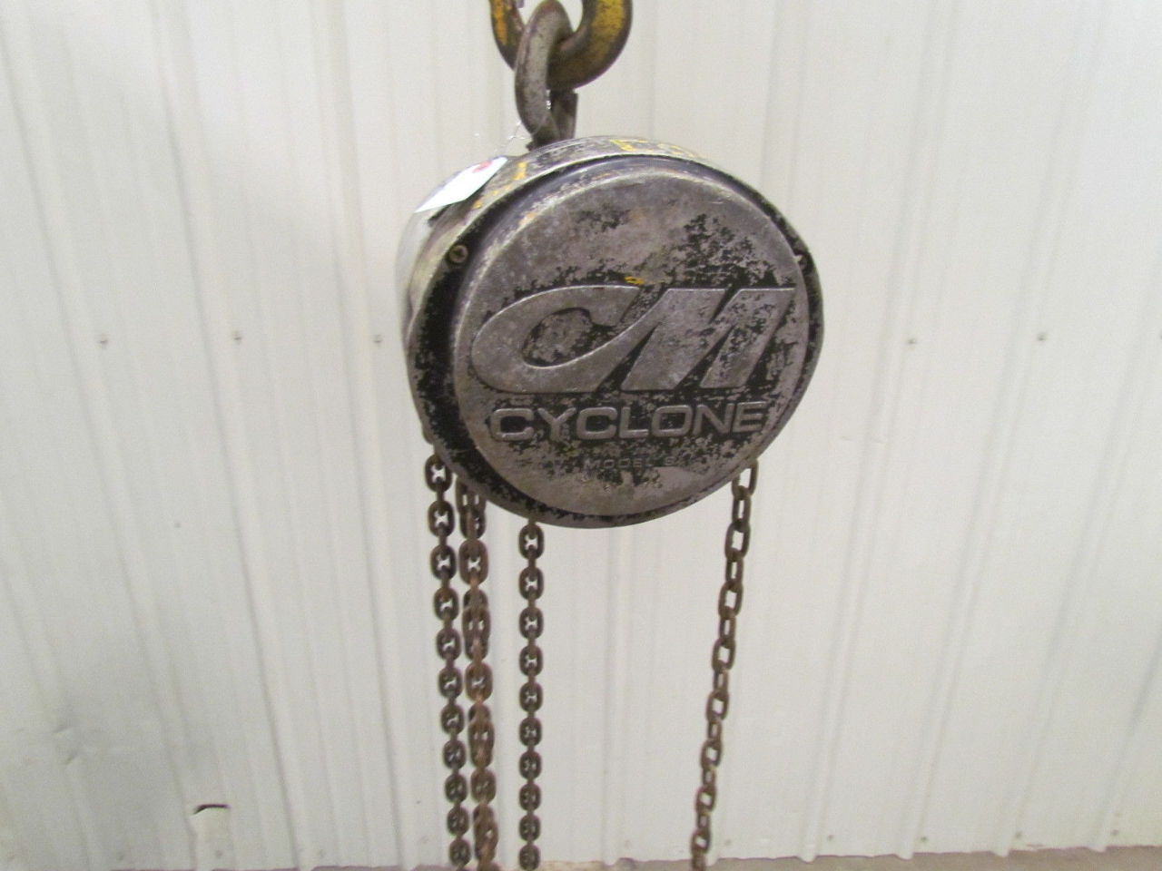 CM Cyclone Model S 1/2 Ton Manual Chain Fall Hoist 12' Lift 1000 lb ...