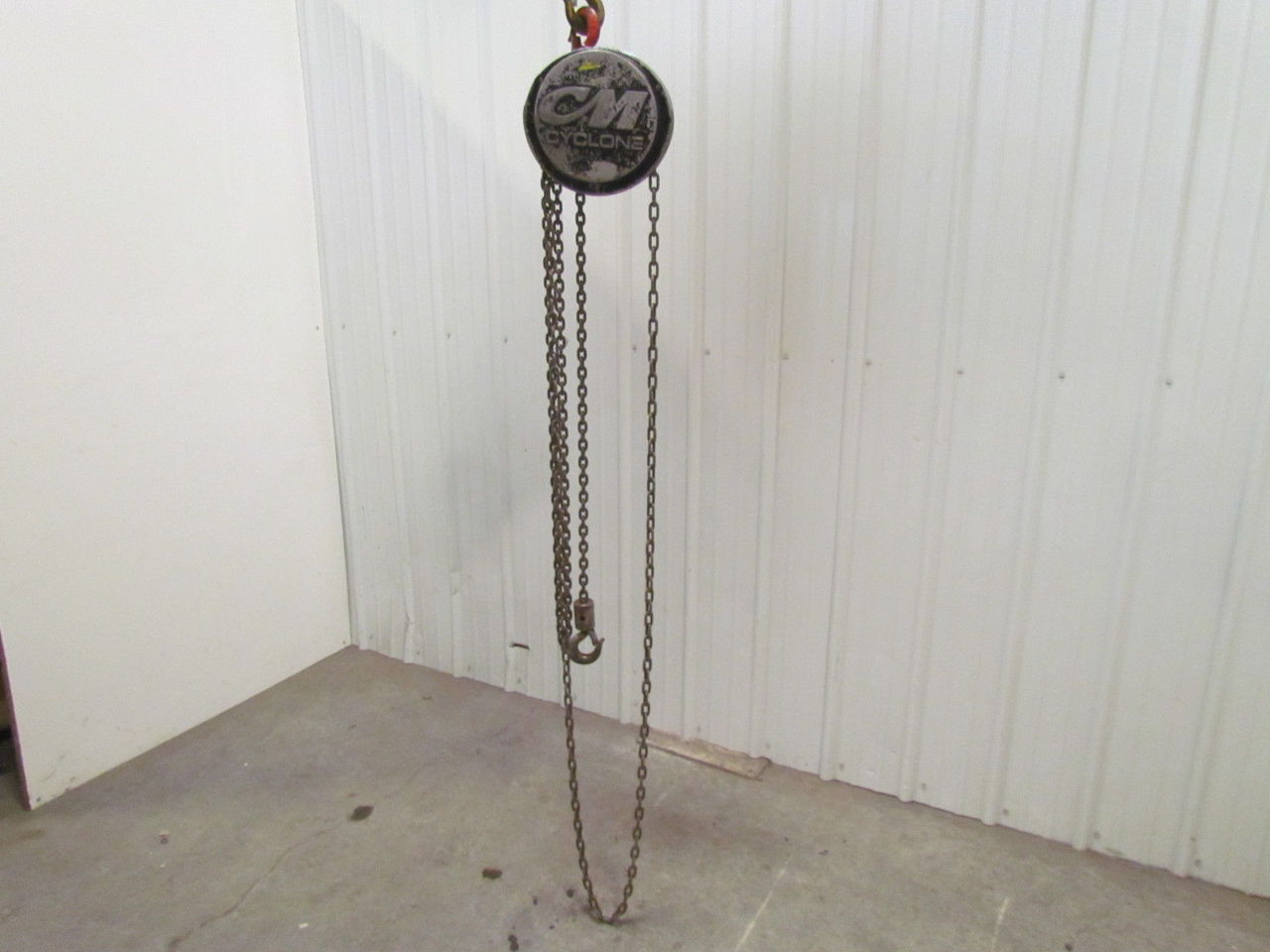 CM Cyclone Model S 1/2 Ton Manual Chain Fall Hoist 9'6" Lift 1000 lb ...