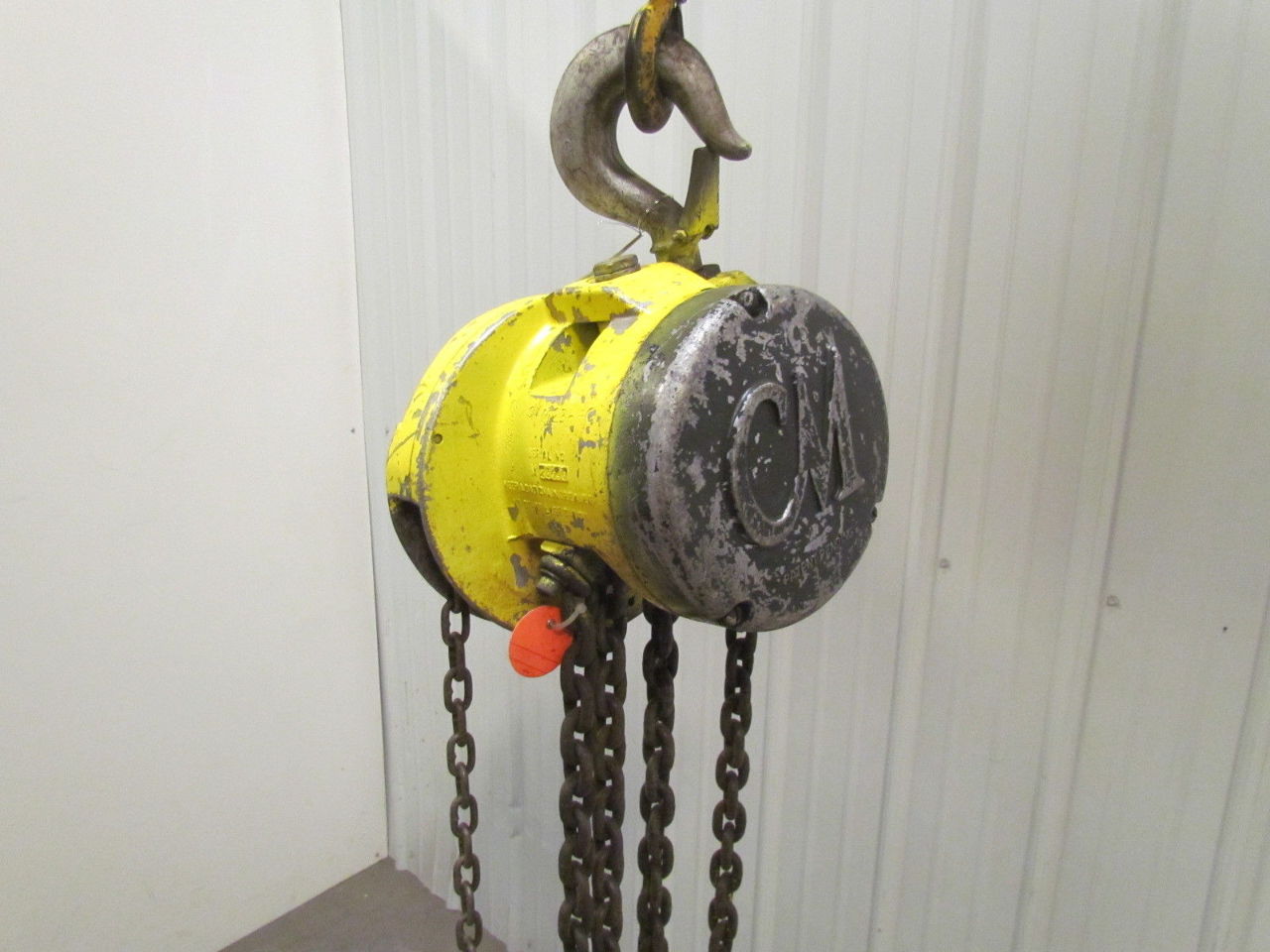 CM Cyclone Model M 3 Ton Manual Chain Fall Hoist 10' Lift 6000 lb ...