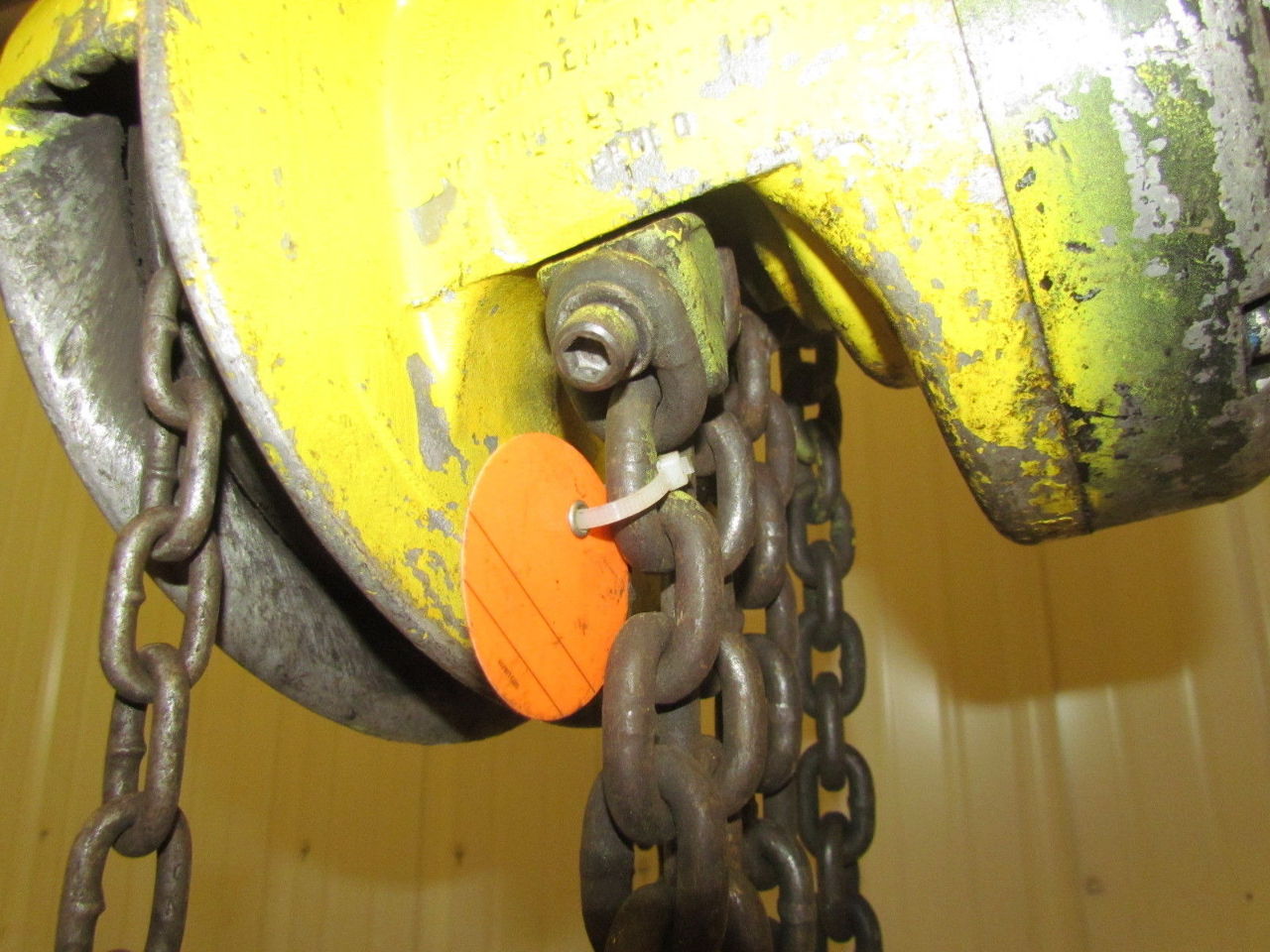 CM Cyclone Model M 3 Ton Manual Chain Fall Hoist 10' Lift 6000 lb ...