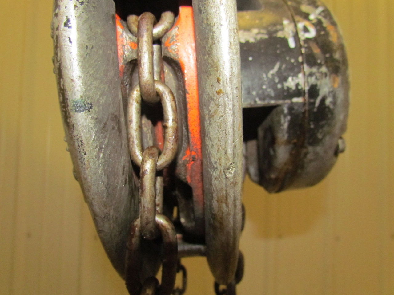 CM Cyclone Model M 1 Ton Manual Chain Fall Hoist 10'6" Lift 2000 lb ...