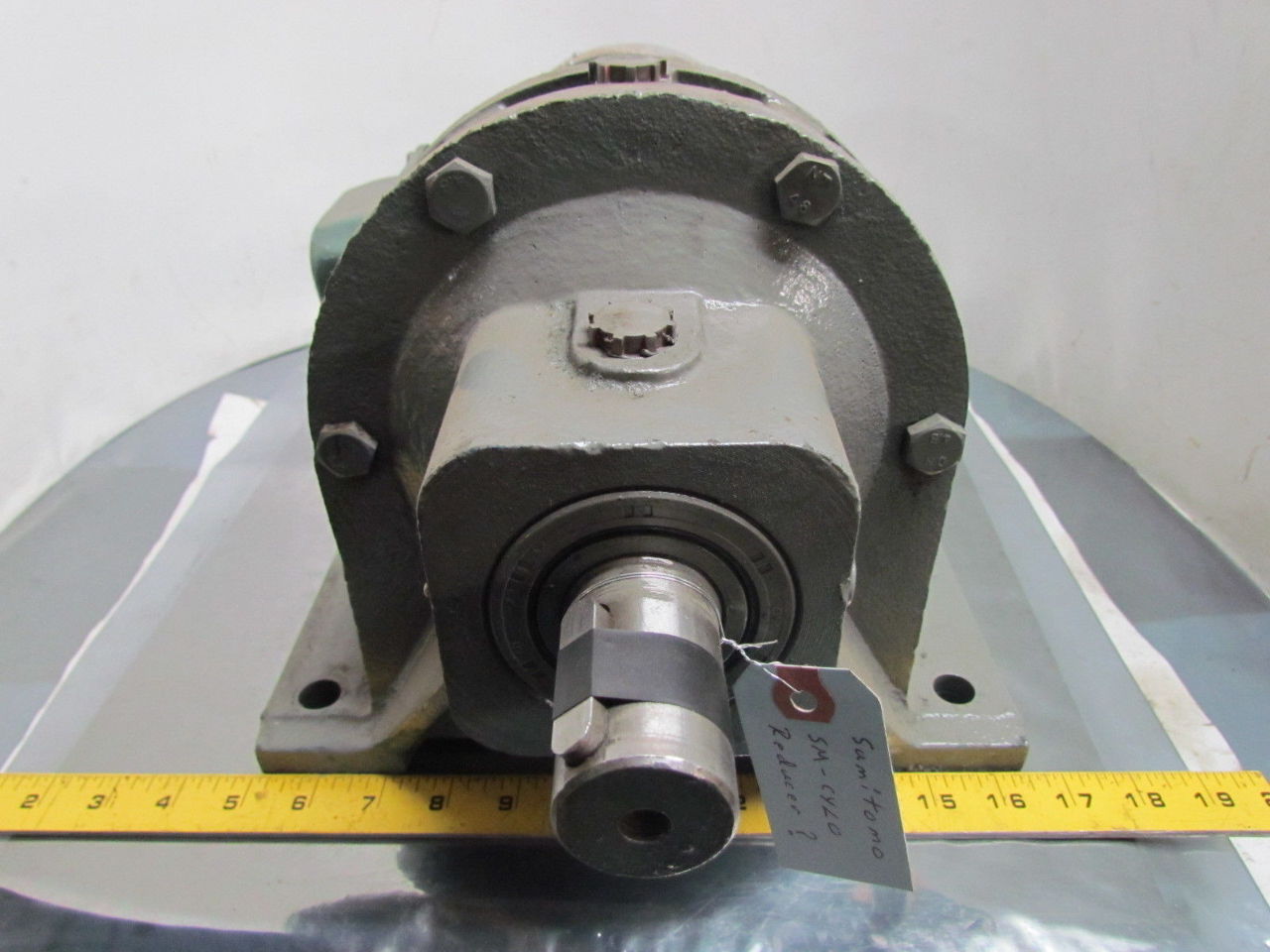Speed Reducer 17:1 Ratio Motor 1 HP 1800 RPM 230/460 Volt GearMotor ...