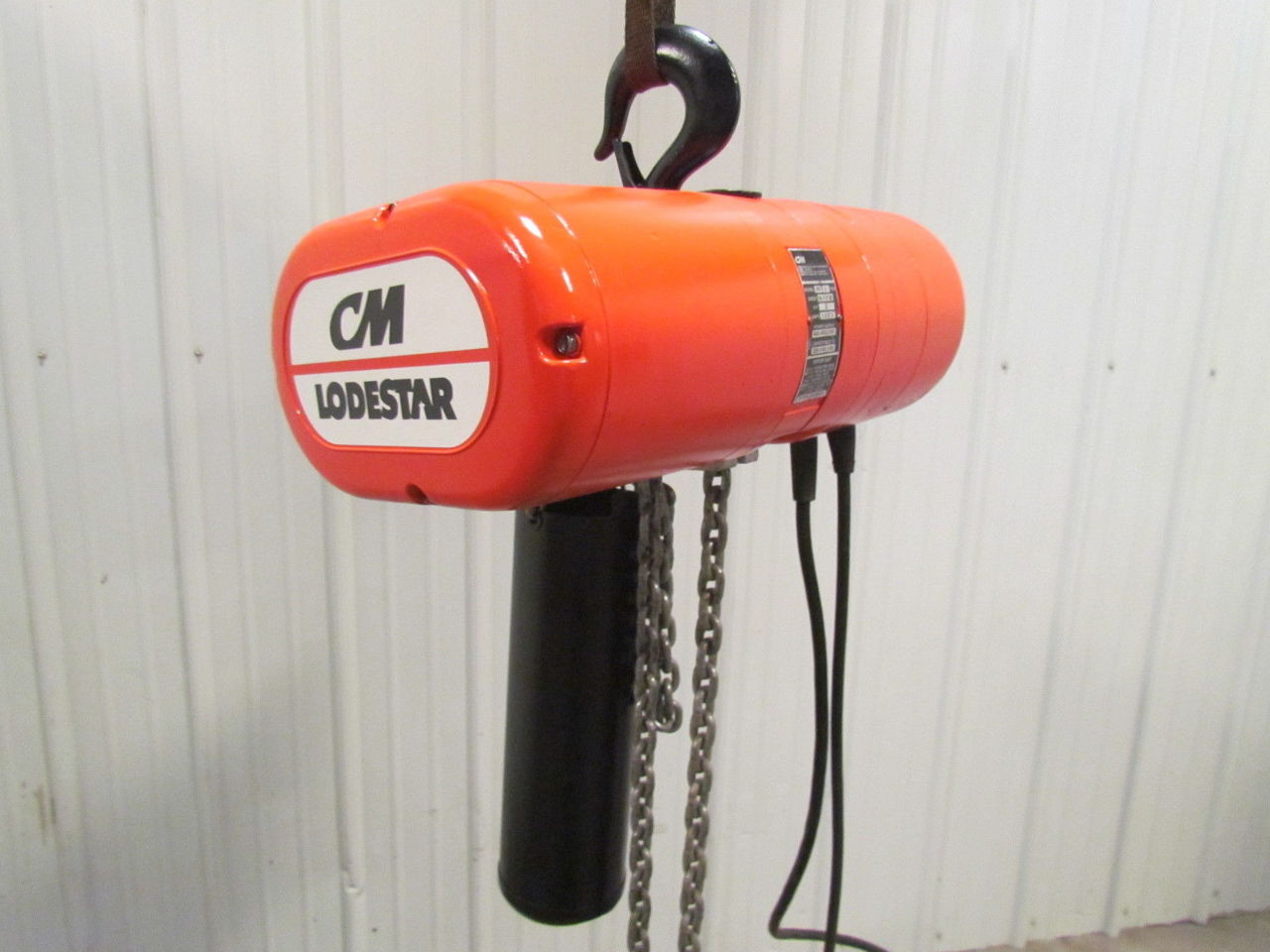 CM Lodestar RR 2 Ton Electric Chain Hoist 230/460V 3PH 12'6"Lift 16FPM ...