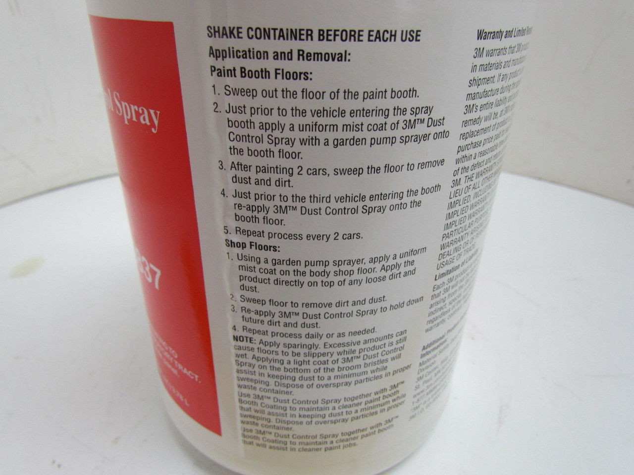 3M Automotive 06837 Dust Control Spray 1 Gallon | eBay