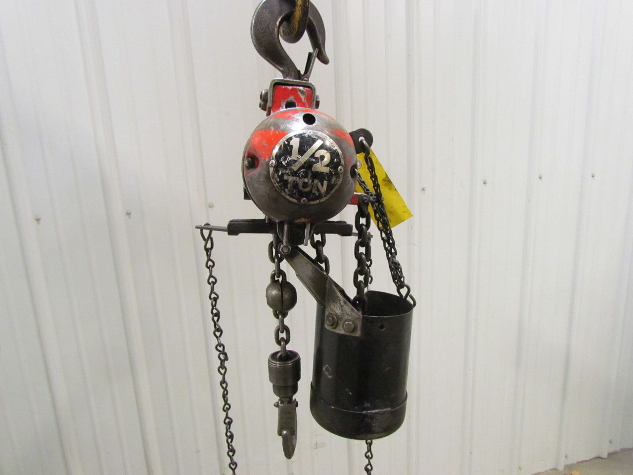 Aro 7750D 1/2 Ton Air Pneumatic Chain Hoist 1000 lb 11' Lift