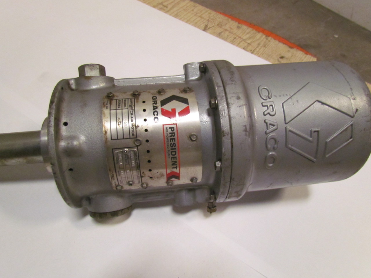 Graco 205395 President Air Motor 50:1 Fire Ball Grease Pump 50:1 Ratio ...