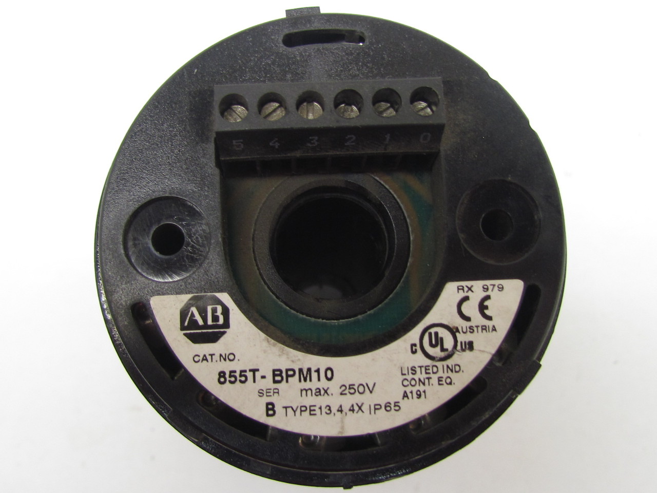 A-B Allen Bradley 855T-BPM10 Stack light Base Pedistal New take-off | eBay