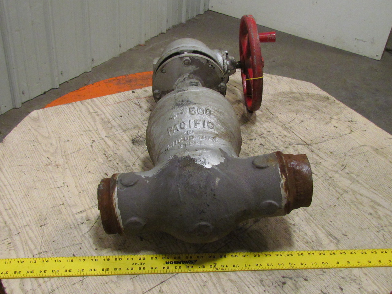 Pacific Steel 4" Preassure Seal Gate Valve Class 1500 Gear Actuator ...