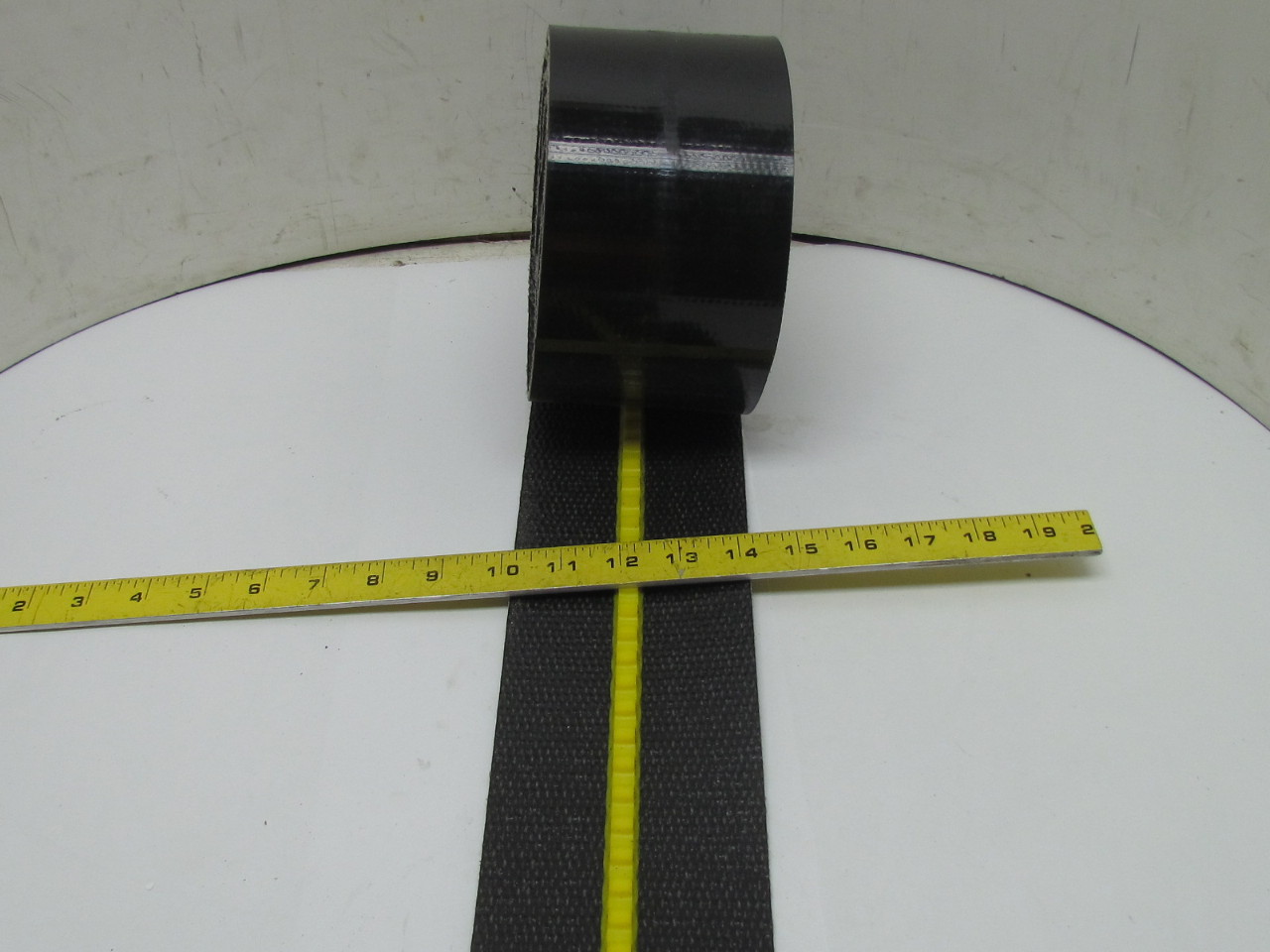 Smooth Top PVC Rubber V-Belt V-Guide Conveyor Belt 4" Wide 10' Long 2 ...