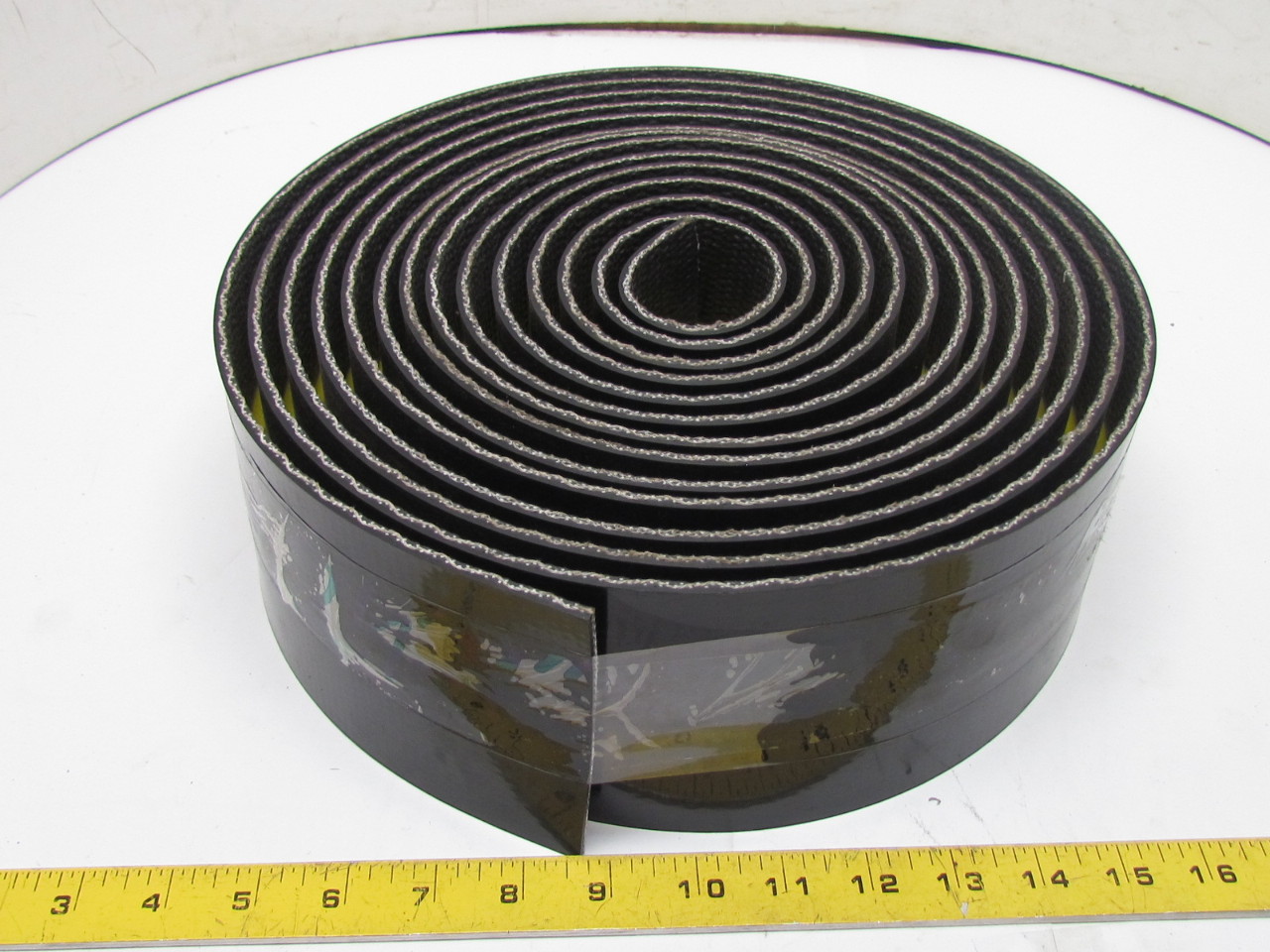 Smooth Top PVC Rubber V-Belt V-Guide Conveyor Belt 4" Wide 24' Long ...