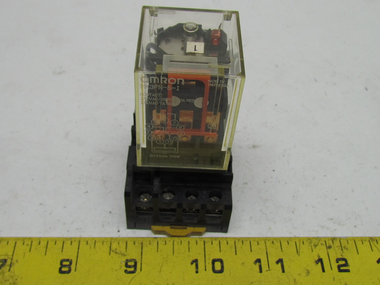 Omron MK3PN-5-I PF113A-E 11-Pin Relay w/Base 250 VAC 28VDC 10 Amp | eBay