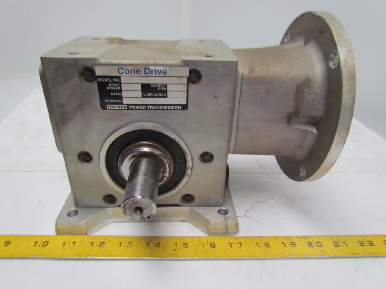 Textron B041020 Cone Drive Gearbox Speed Reducer 20:1 56C Right Angle ...
