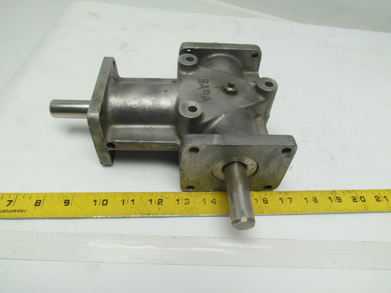 Anglgear Right Angle Bevel Drive Gear Box 1:1 Ratio 3-Way