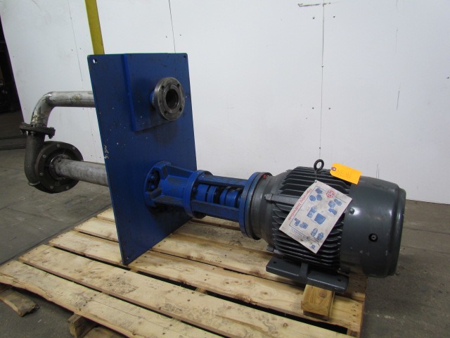 Haynes 6554H-33 15Hp Vertical Centrifugal Pump 4X3X10 Size 460V 220GPM ...