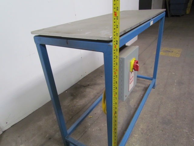 Industrial Heated Bench w/1/2"Tx18x48-3/4" Aluminum Top 110V Heat Mat ...