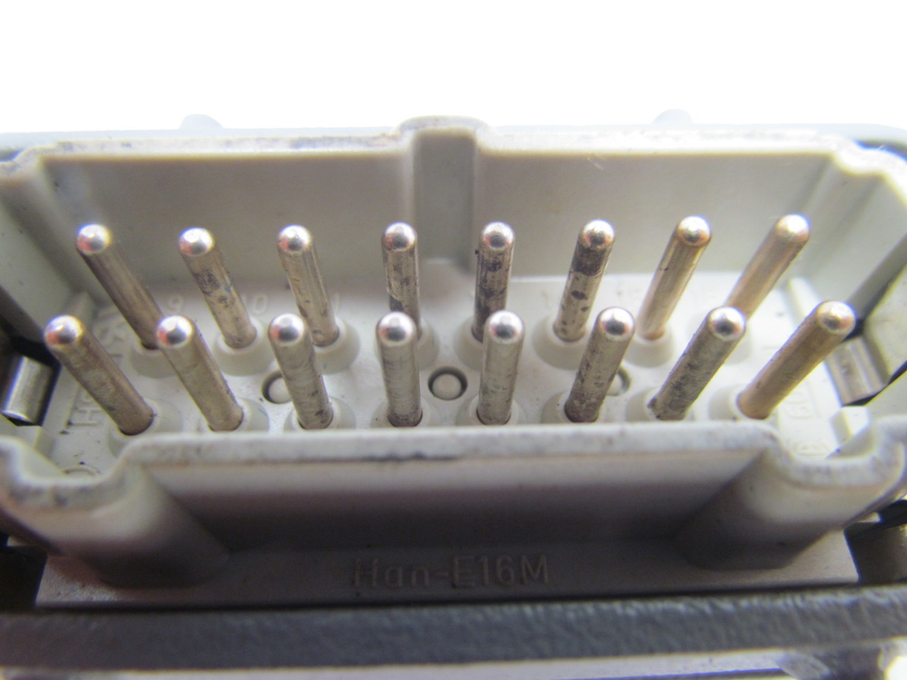 Harting Han E16M 16 Pin Male Cable Connector Plug 16A 400V Top Entry 4 ...