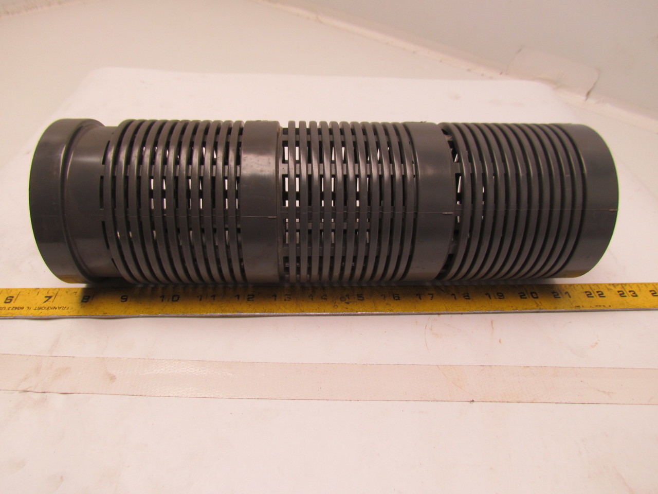 GF 4-1/4"OD X 3-3/8"ID X 13-5/8"Long PVC Suction Strainer Filter Screen ...