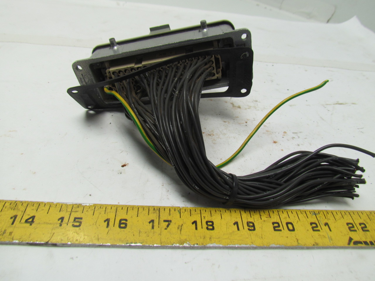 Harting 64 pin Female Female connector w/ base and cover | eBay