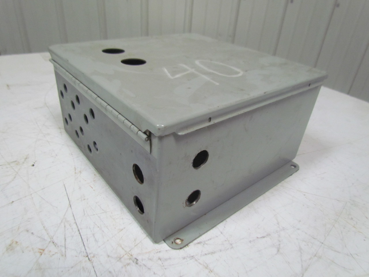 Hoffman A-1212CH Electrical enclosure cut out box 12"x12"x6" type 12/13 ...