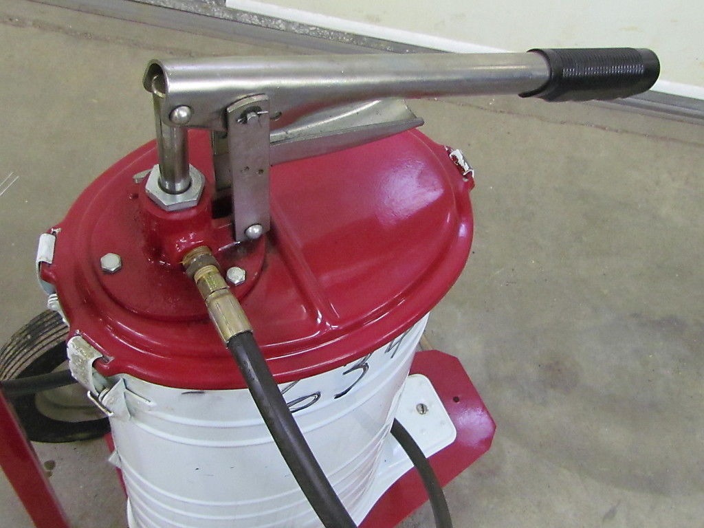 Alemite 025-7181-4 High Volume Oil Grease Manual Bucket Pump 500 psi ...