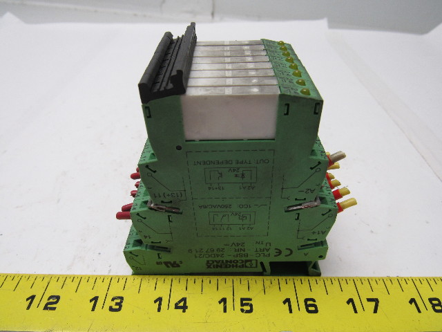 Phoenix Contact PLC-BSP-24DC/21 Terminal Block w/ Relay 2961105 ...