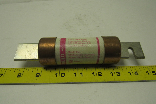 Gould Shawmut TR200R TRI-ONIC Time Delay Class RK5 Fuse 250V 200A Lot ...