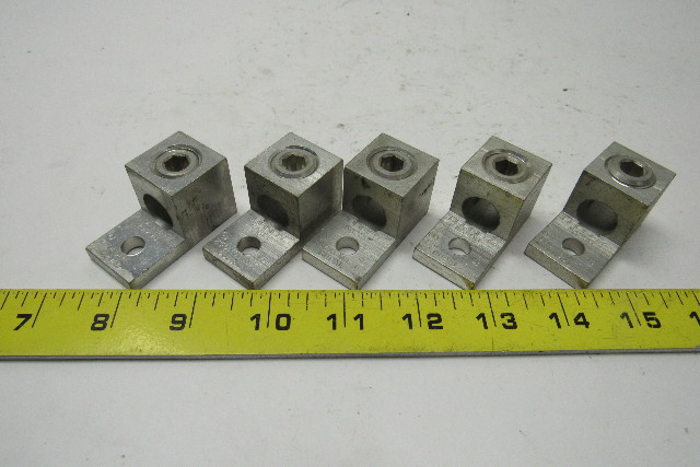 Burndy KA29U Bolt on One Conductor Lug 250KCMIL 6 AWG Lot of 5 ...