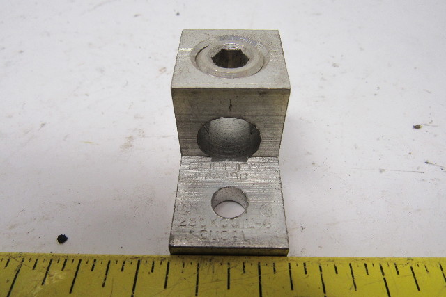 Burndy KA29U Bolt on One Conductor Lug 250KCMIL 6 AWG Lot of 5 ...