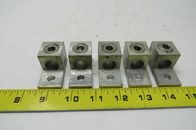 Burndy KA29U Bolt on One Conductor Lug 250KCMIL 6 AWG Lot of 5 ...