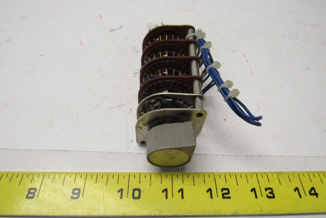 Fanuc Rotary Switch 26 Position 4 Stages Wafer Style Tosuku Fuji W/Knob ...