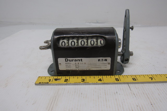 Durant 5-H-1-1-R 5 Digit Stroke Counter 1:1 Ratio | Bullseye Industrial ...