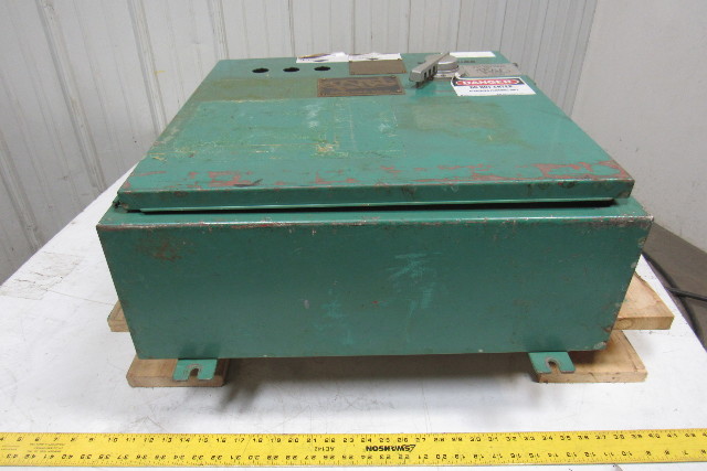 24"x24"x8" Wall Mount Electrical Enclosure W/Back Plate & 30A Fused ...