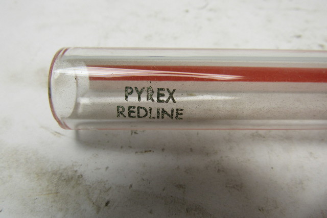 Pyrex High Pressure Redline Tubular Sight Glass 3/4" O.D. X 16" Length ...