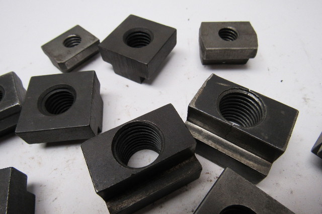 Machinist Black Oxide Steel Hold Down Nuts T-Slot Misc. Lot of 28 ...