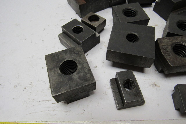 Machinist Black Oxide Steel Hold Down Nuts T-Slot Misc. Lot of 28 ...