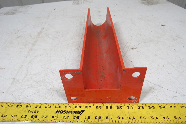18" tall x 3-1/4" Wide 4 Bolt Pallet Rack Frame Protector Orange ...
