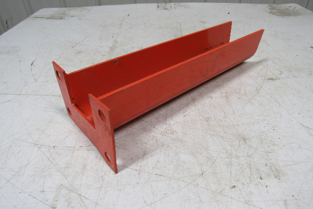 18" tall x 3-1/4" Wide 4 Bolt Pallet Rack Frame Protector Orange ...