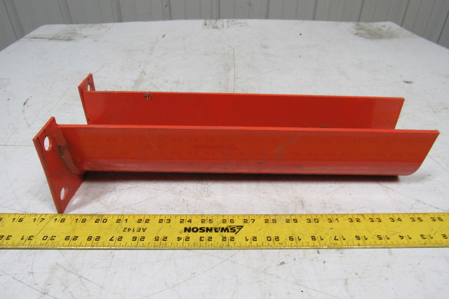 18" tall x 3-1/4" Wide 4 Bolt Pallet Rack Frame Protector Orange ...