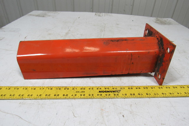 HD 18-1/4" tall 4 Bolt Pallet Rack Frame Protector Orange Teardrop Lot ...
