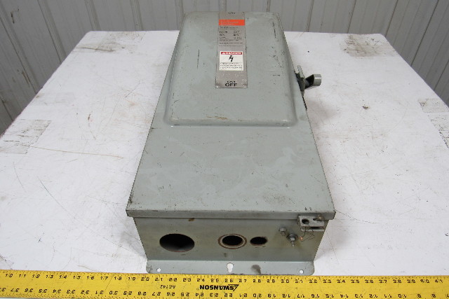 ITE F354H 200 Amp 600 Volt Fusible NEMA 12 Disconnect | Bullseye ...