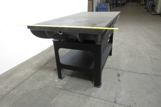 Vintage Cast Iron Layout Inspection Welding Work Table Bench 36x73 ...