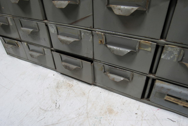 18 Drawer Industrial Steel Small Parts Bin Storage Cabinet 34"x17"x 11 ...