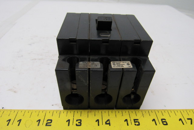 Square D EHB34015 15 AMP 3 Pole 480Y/277VAC Circuit Breaker Snap In ...