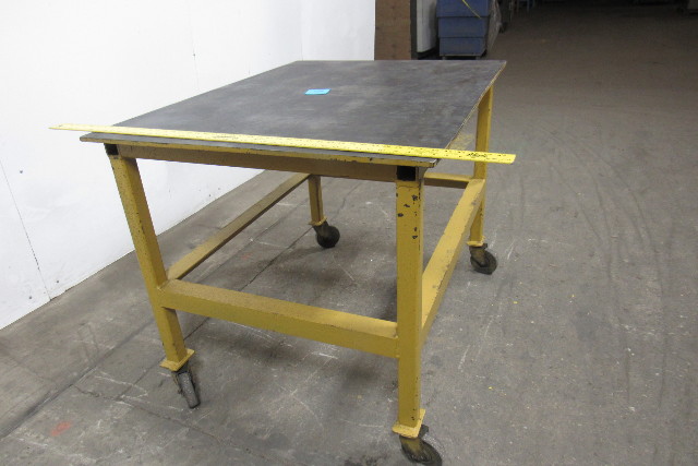 Industrial Steel Rolling Weld Work Assembly Table Bench 48"x36"x37 Tall ...