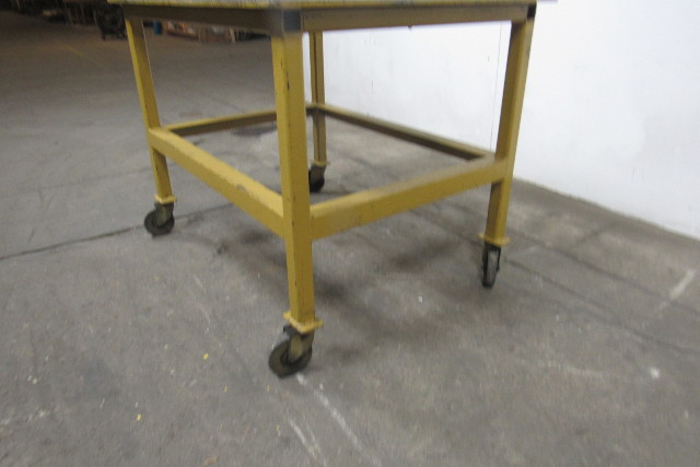 Industrial Steel Rolling Weld Work Assembly Table Bench 48"x36"x37 Tall ...